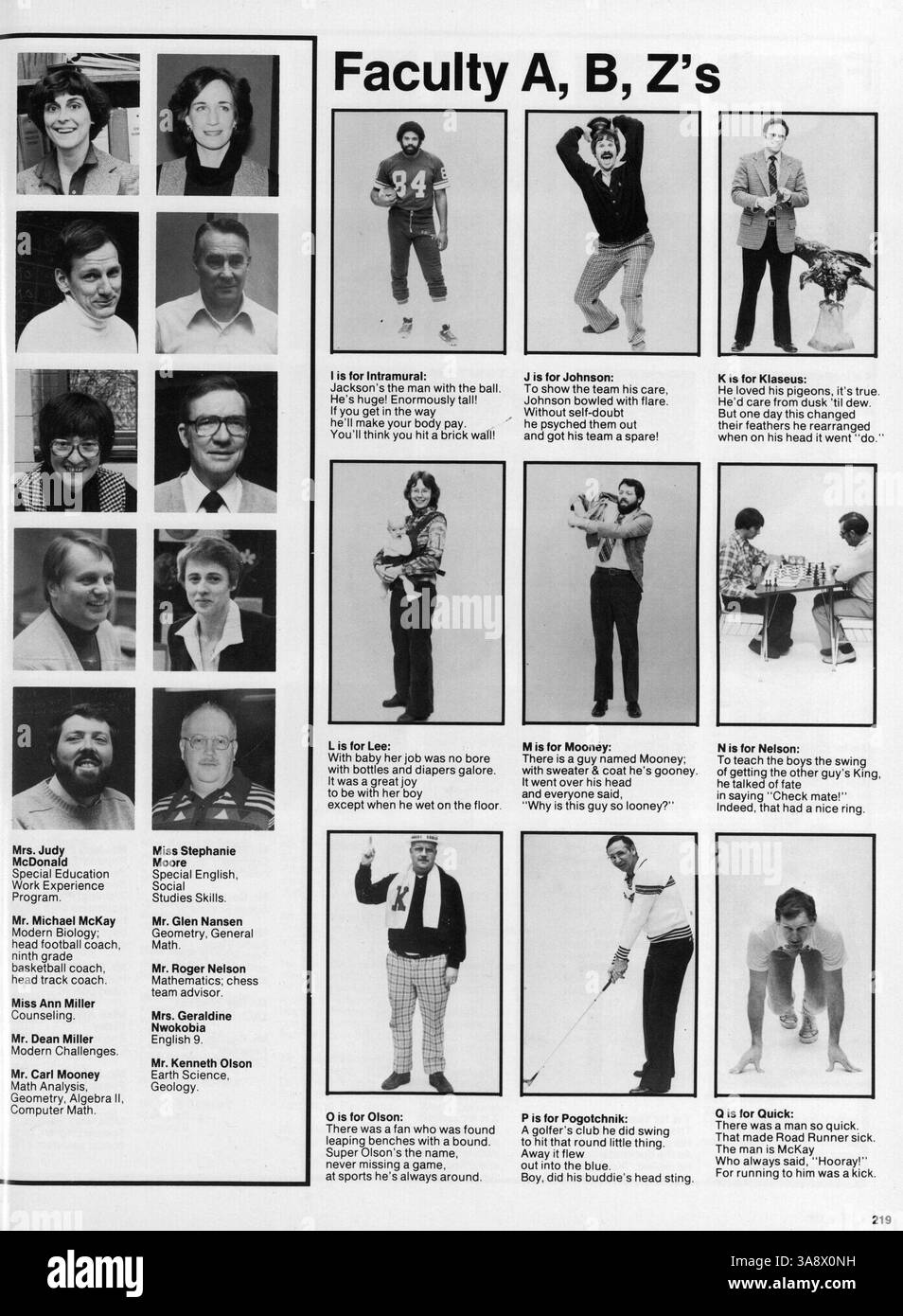 This yearbook from 1980 highlights the student hi-res stock photography ...