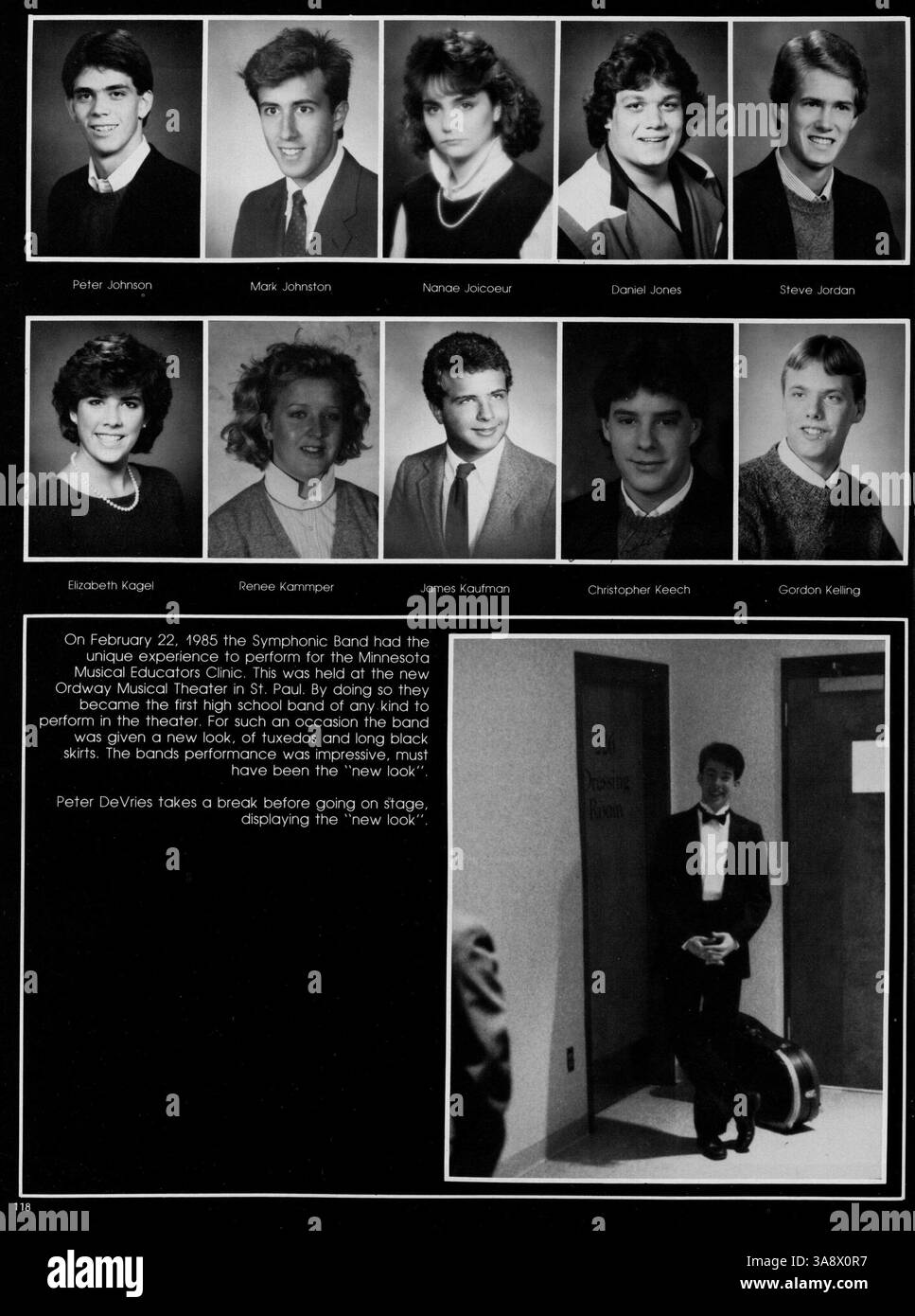 The 1985 voyageur yearbook captures significant moments from min hi-res ...