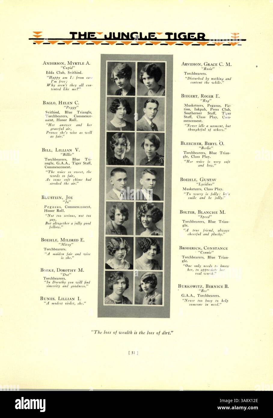 This edition of the 1928 South High 'Tiger' Yearbook captures the key academic, social, and ...