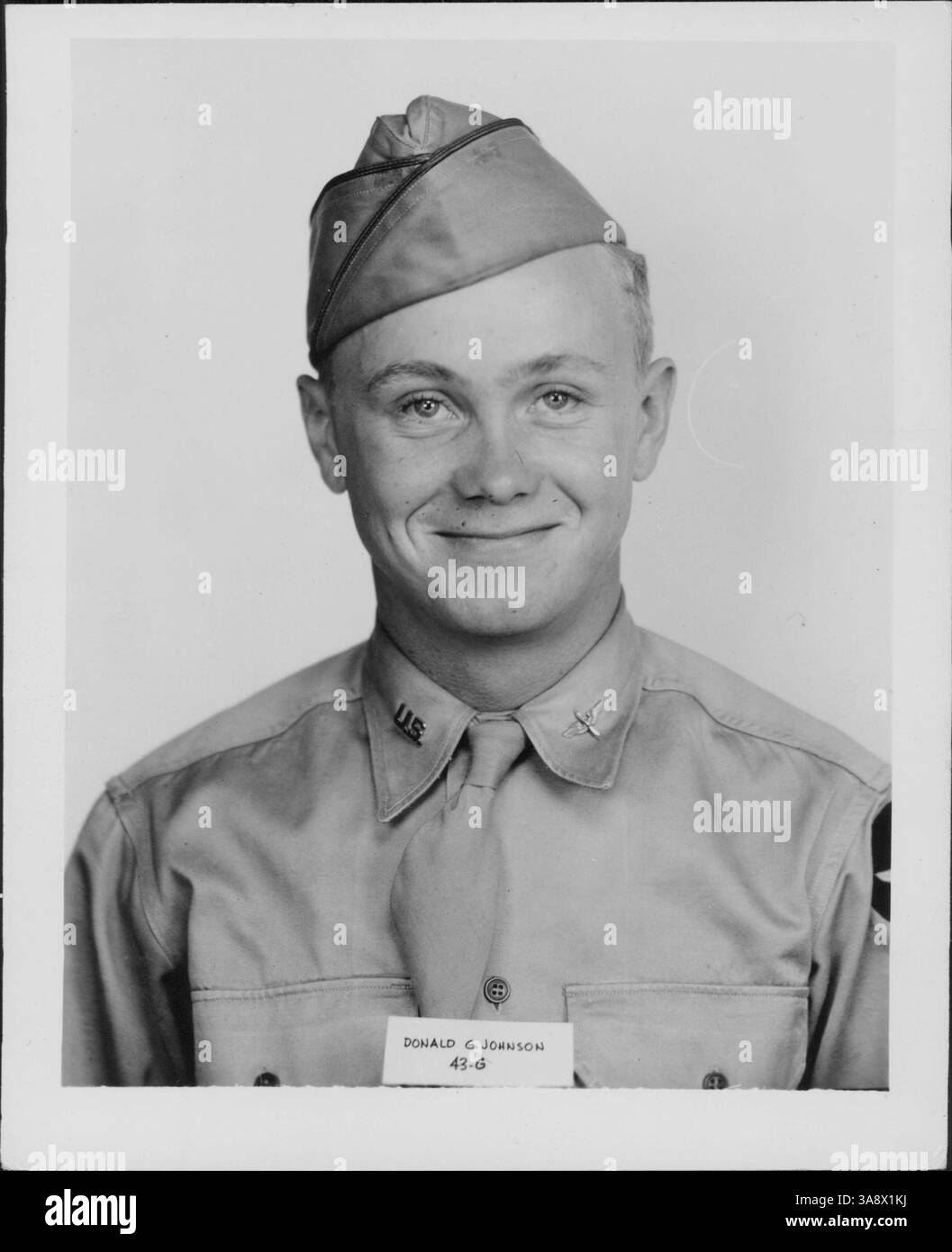 A portrait of Donald G. Johnson, preserved in the Hennepin County ...