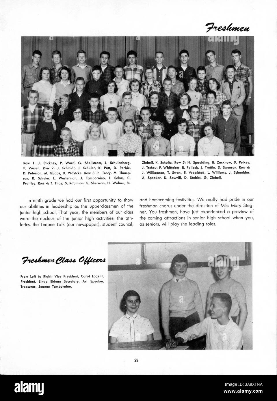 This edition of the 1955 Mohian Yearbook documents the Mound High ...