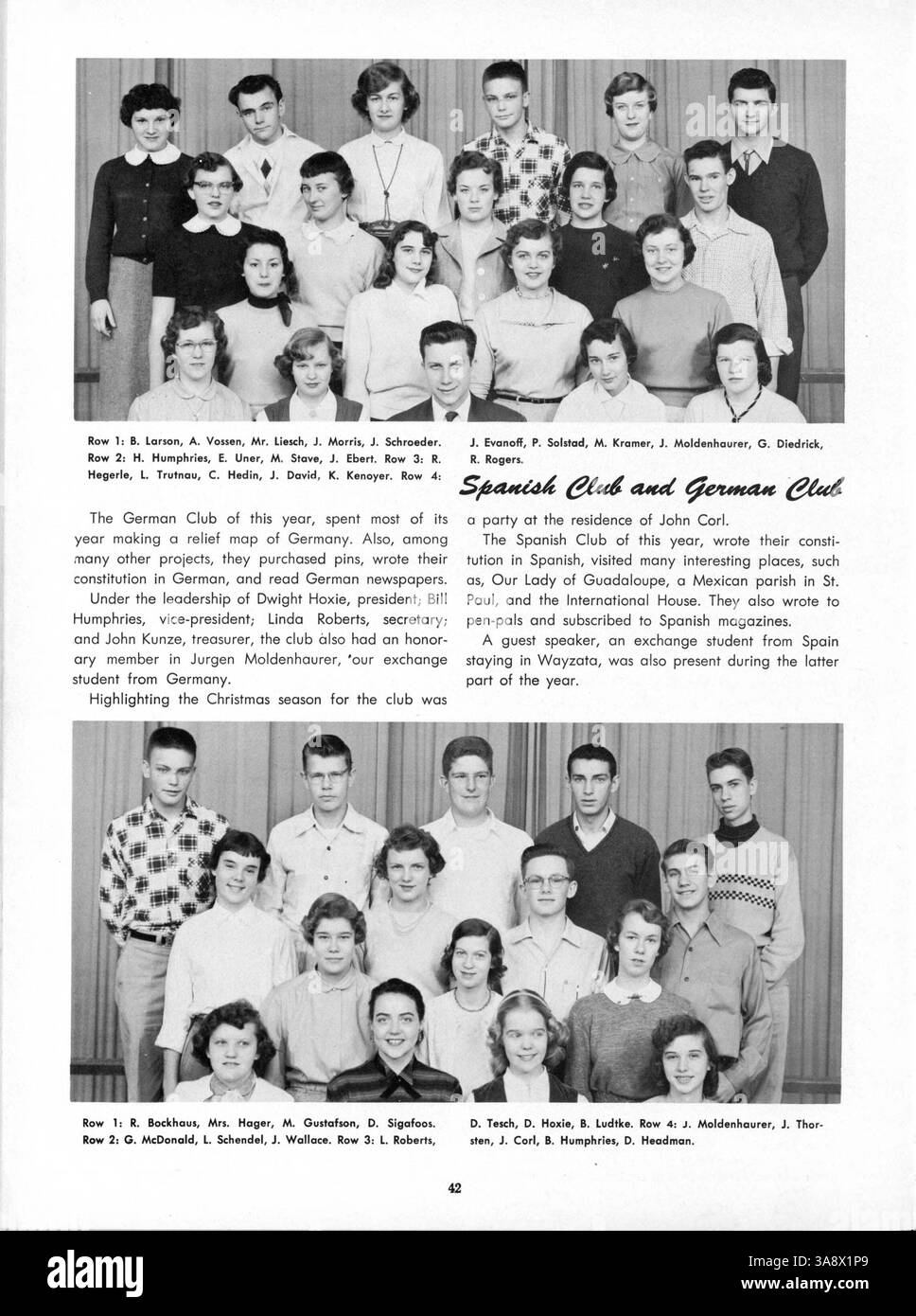 This edition of the 1955 Mohian Yearbook captures the key school events ...