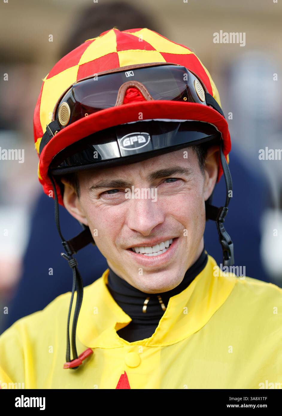 Jockey James Doyle at Doncaster Racecourse. Picture date: Saturday ...