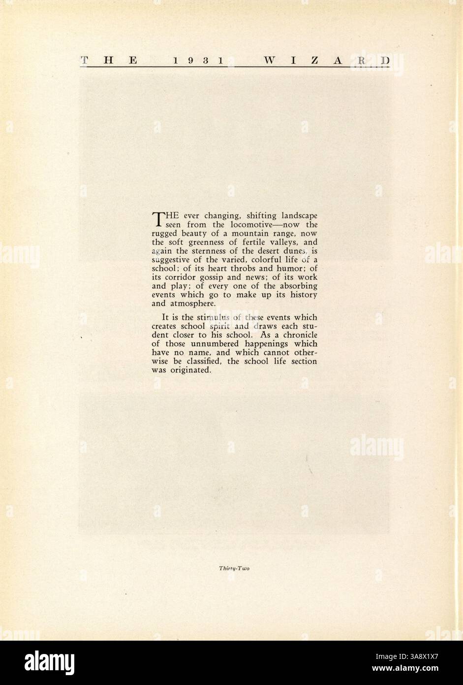 The 1931 Wizard Yearbook from Edison High School features the students ...