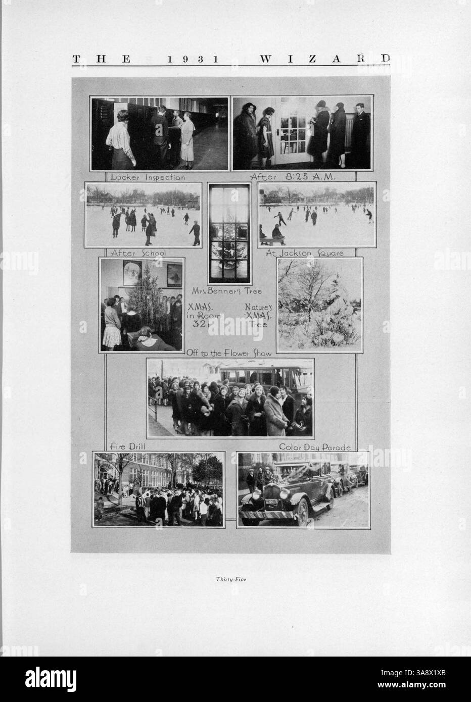 The 1931 Wizard Yearbook from Edison High School captures students ...