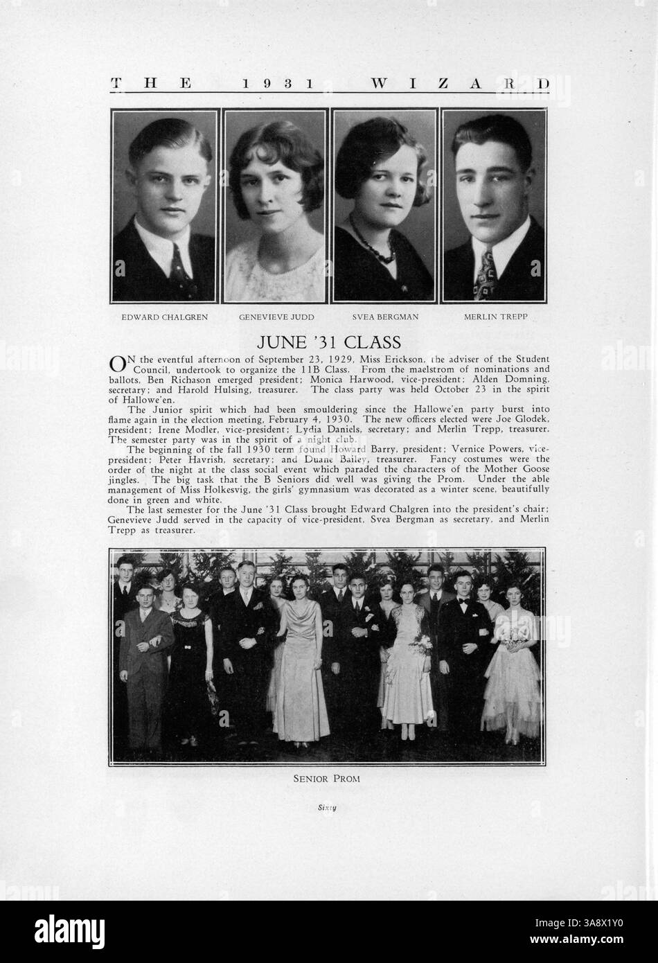 Documenting the 1930 1931 school year hi-res stock photography and ...