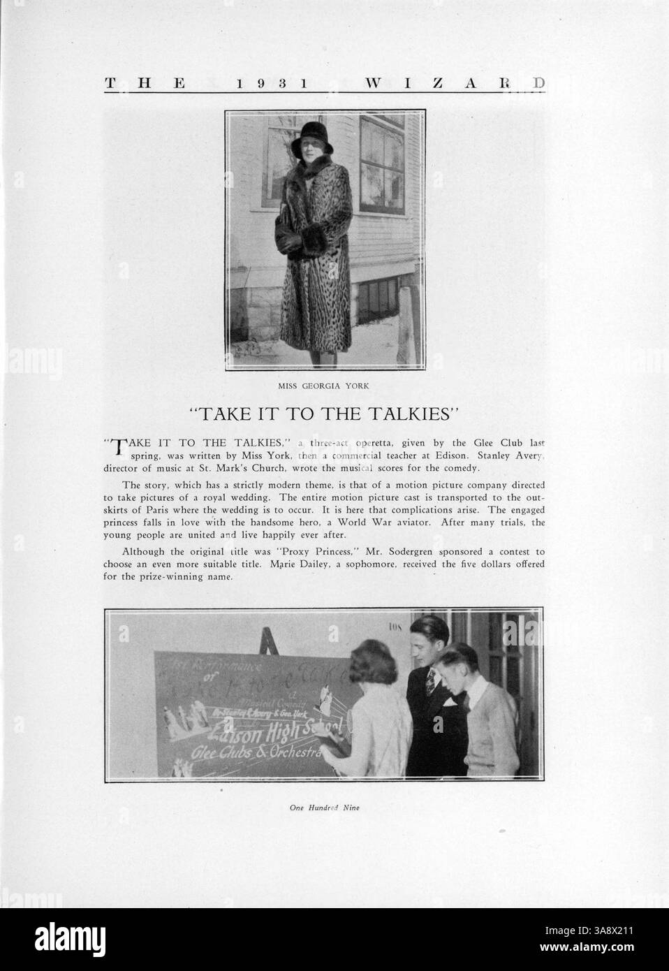 This 1931 'Wizard' yearbook from Edison High School offers a snapshot ...