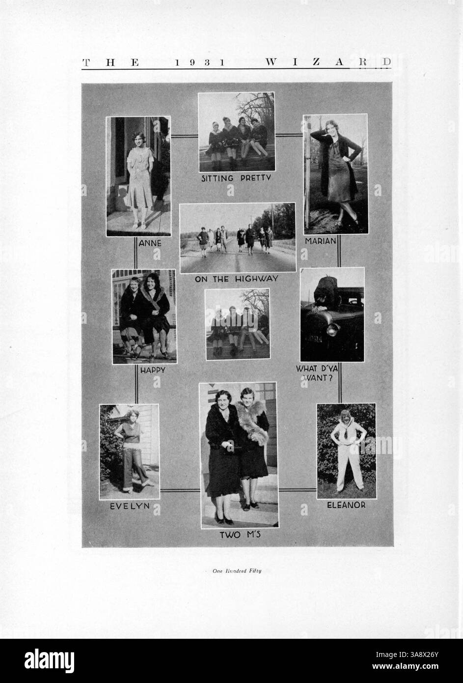 The 'Wizard' yearbook of 1931 captures key moments and individuals from ...