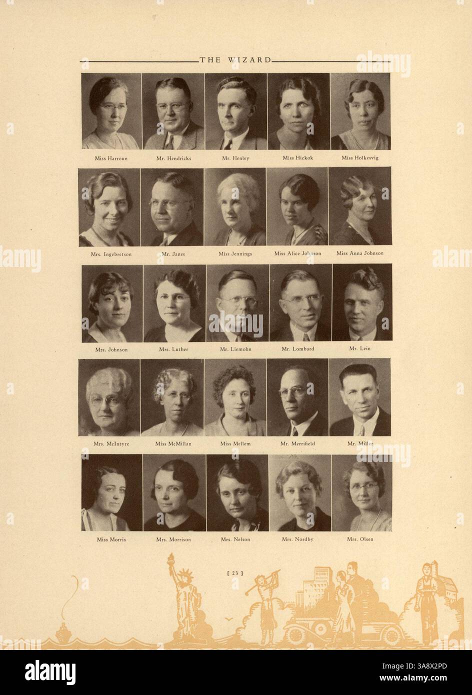 This 1933 Edison Yearbook, Wizard, offers a glimpse into the daily life ...