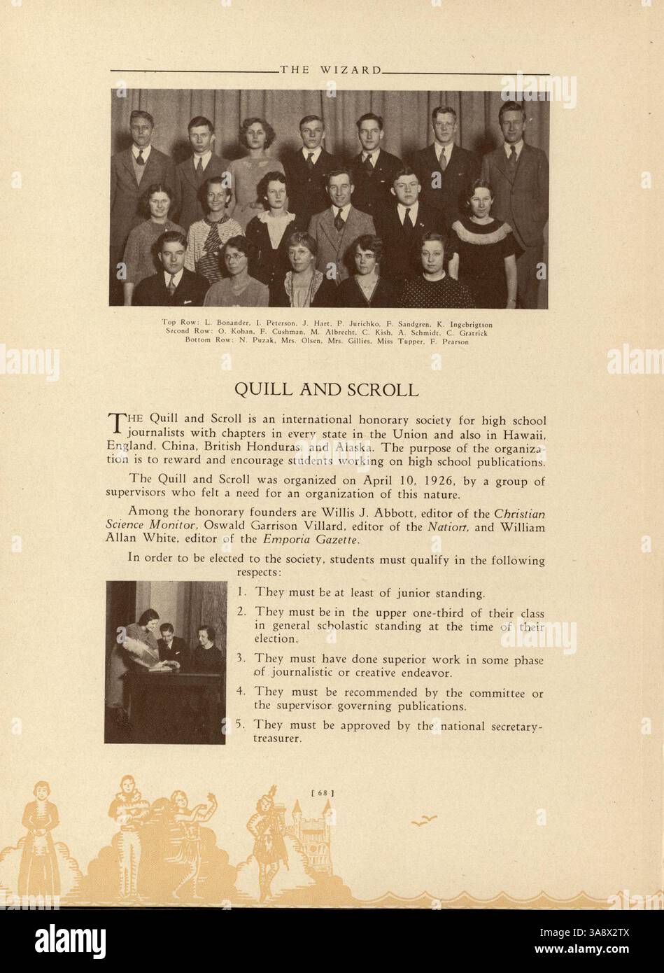 This 1933 edition of the Wizard Yearbook from Edison High School ...
