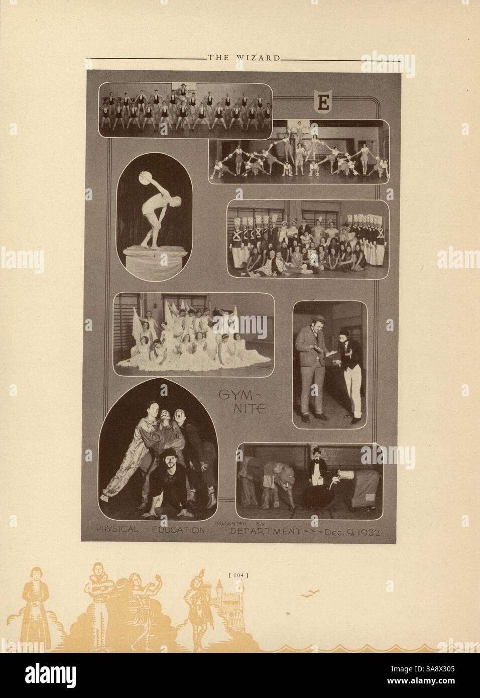 The 1933 Edison Yearbook, 'Wizard', showcases the students, teachers ...