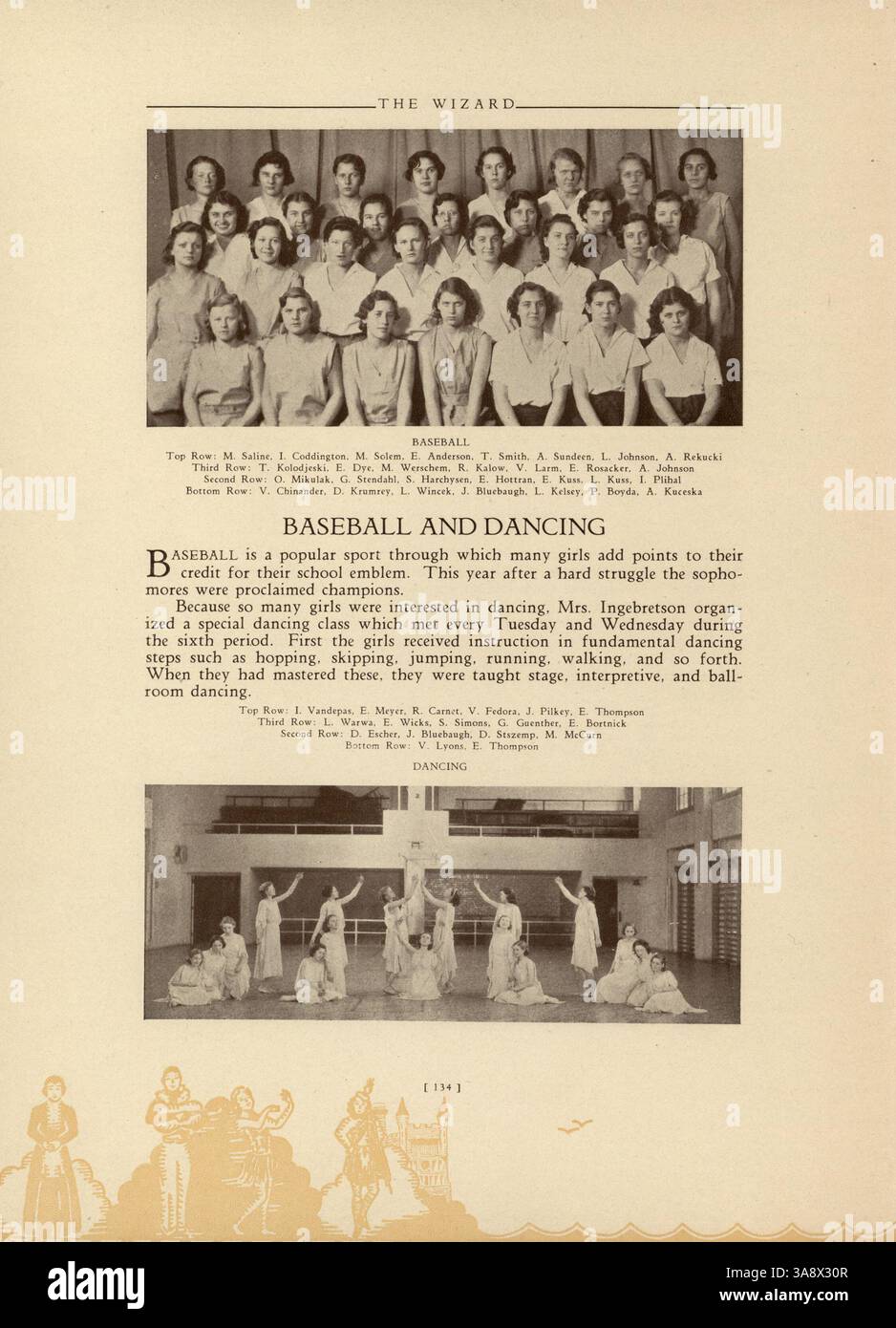 The 1933 Edison Yearbook, 'Wizard', documents the highlights of the ...