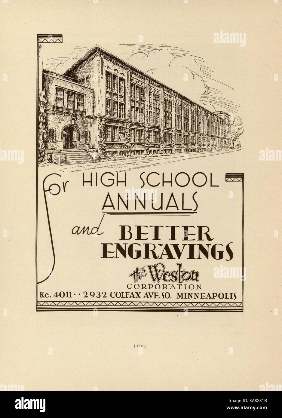 The 1933 'Wizard' yearbook from Edison High School records key student ...
