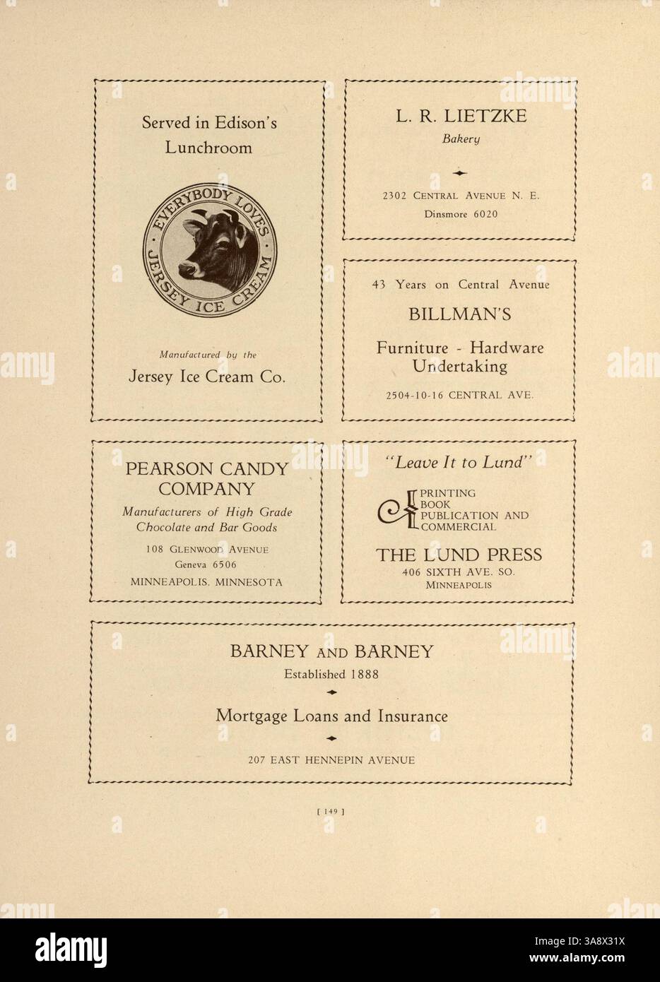 Yearbook captures the 1932 1933 school years students hi-res stock ...