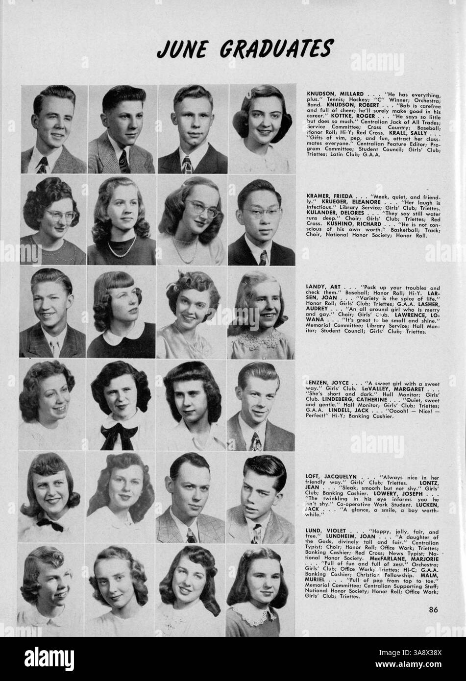 This 1948 edition of the Centralian Yearbook covers the school year’s ...