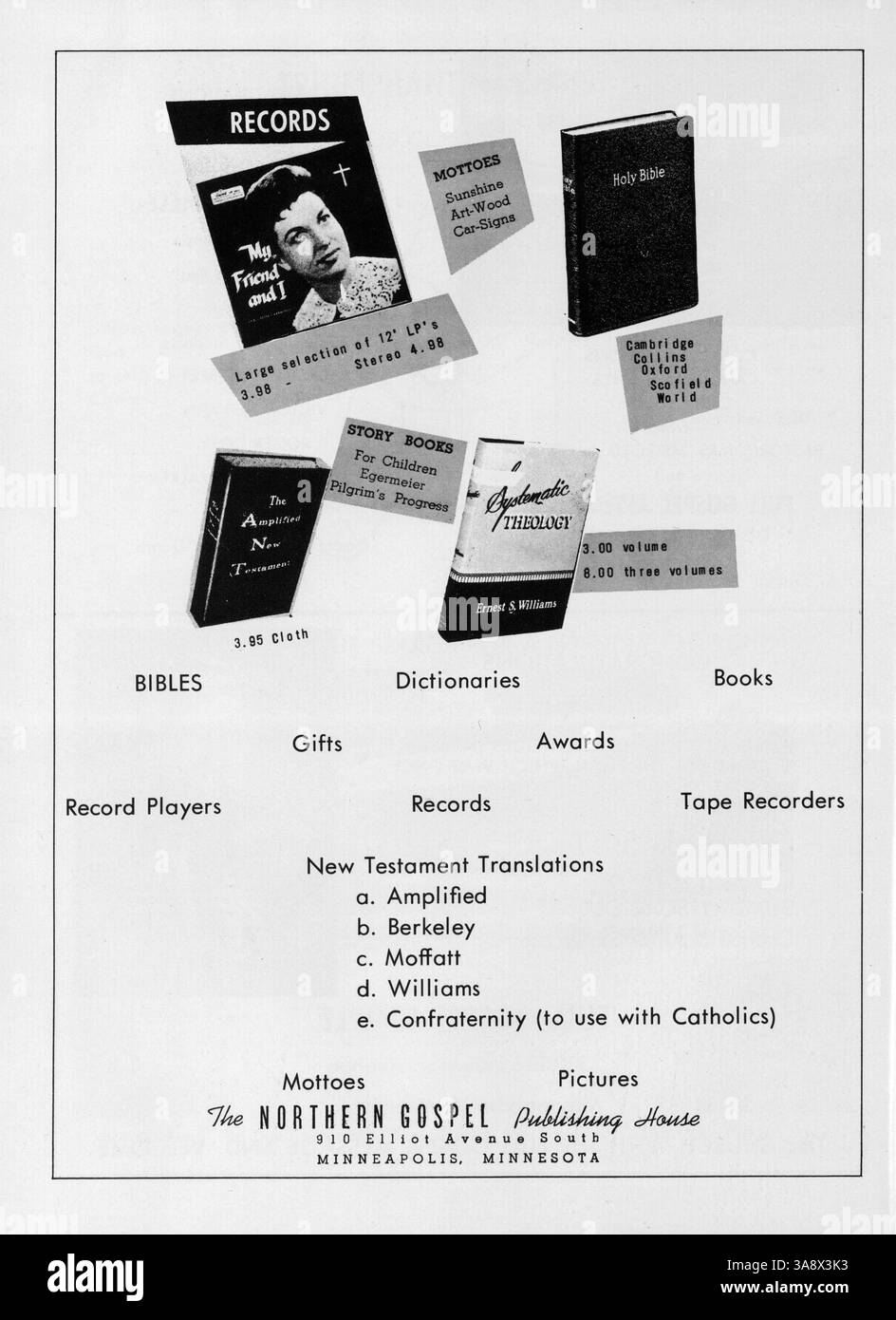 The 1961 yearbook from North Central Bible College records student life ...