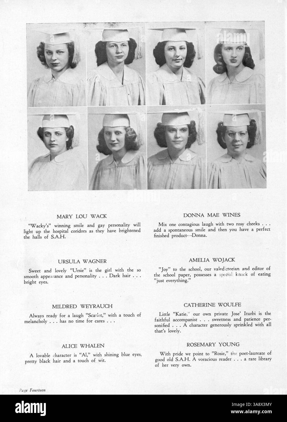 The 1946 yearbook from St. Anthony High School highlights the students ...