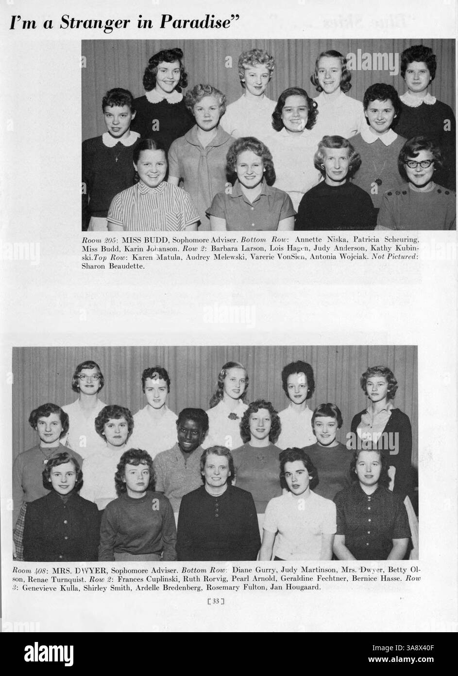 This yearbook from 1958 captures the various facets of vocationa hi-res ...