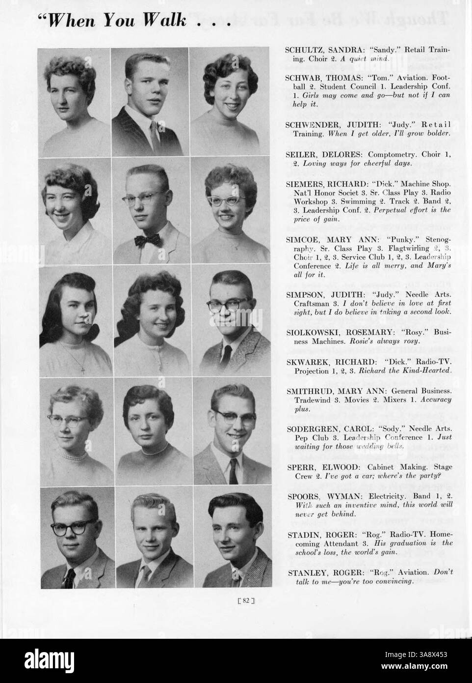 This 1958 yearbook documents the experiences of african american hi-res ...