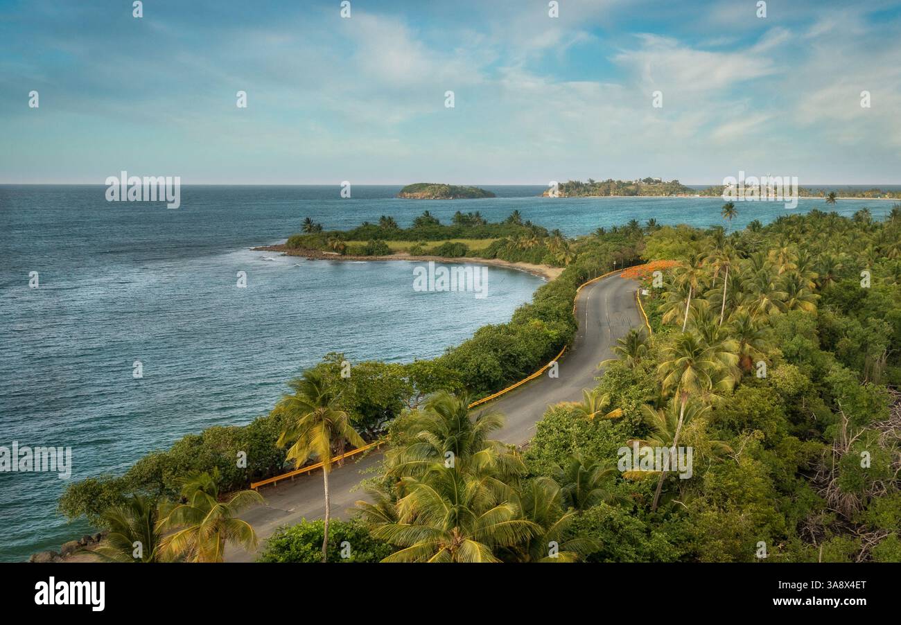 A breathtaking aerial view of Toa Baja, Puerto Rico, featuring its ...