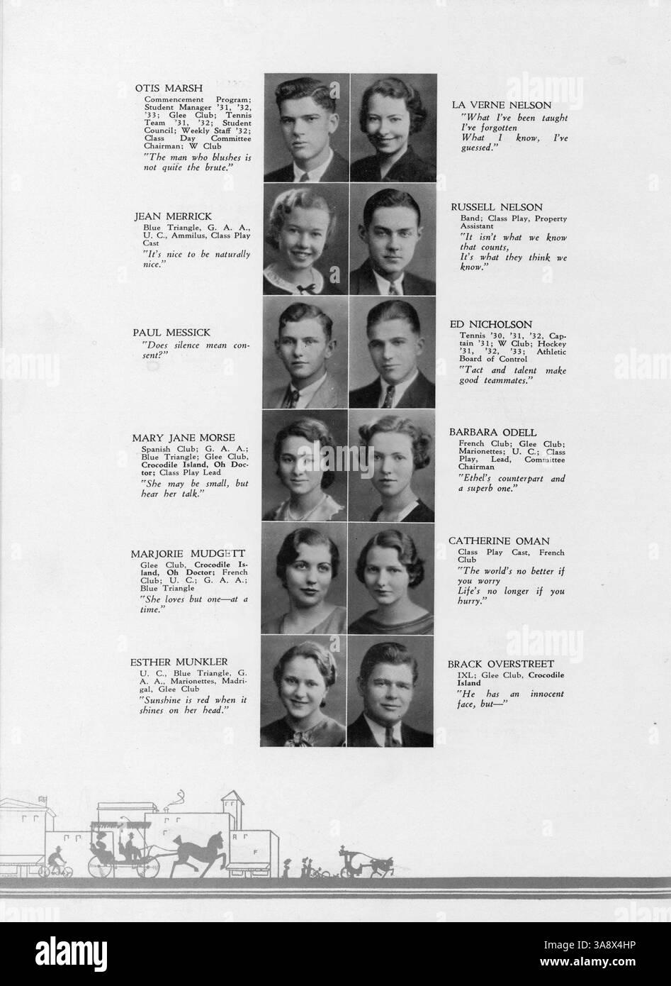 The 1933 edition of the West High yearbook documents the events and ...