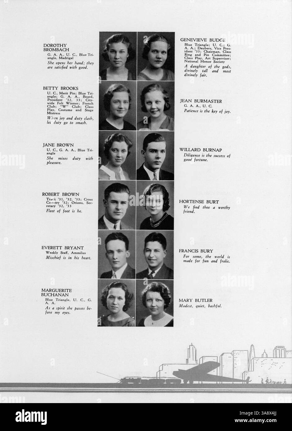 This 1933 edition of the West High yearbook documents the key moments ...