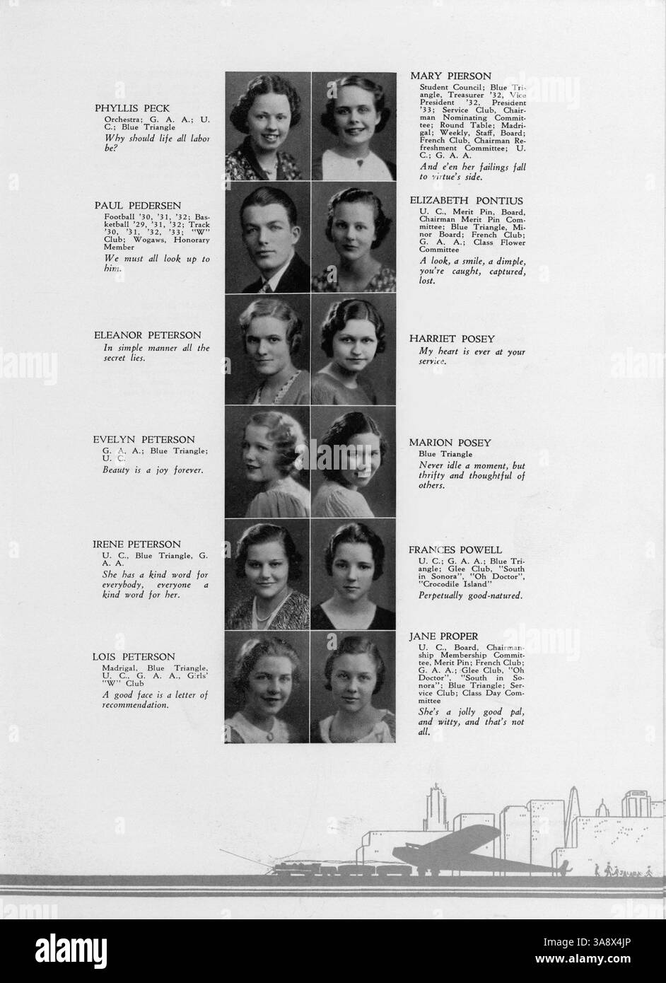 The 1933 yearbook from West High School commemorates 25 years of the ...