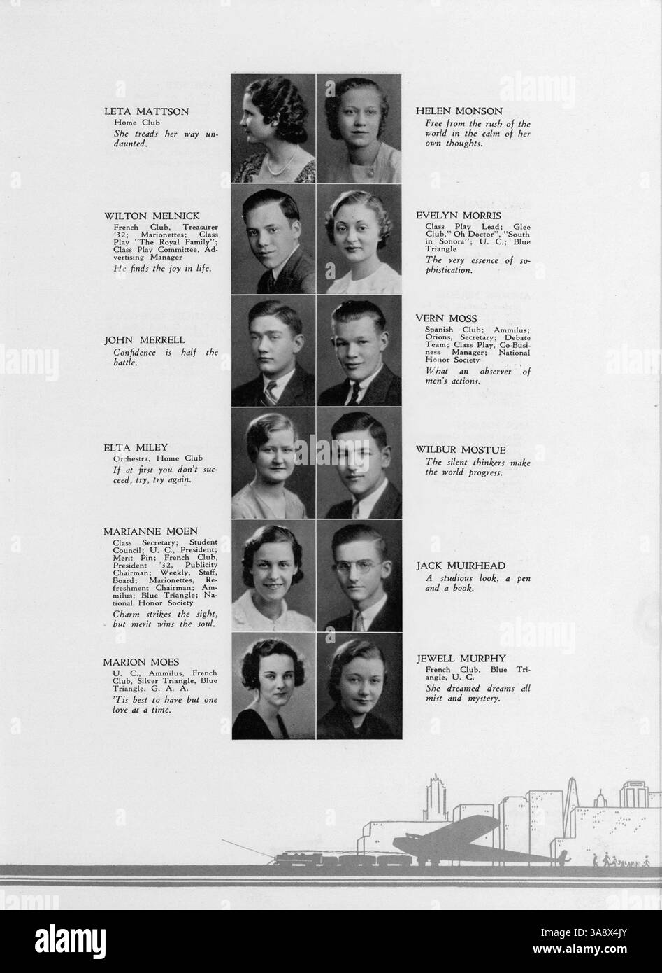 The 1933 West High yearbook marks the school’s 25th anniversary by ...