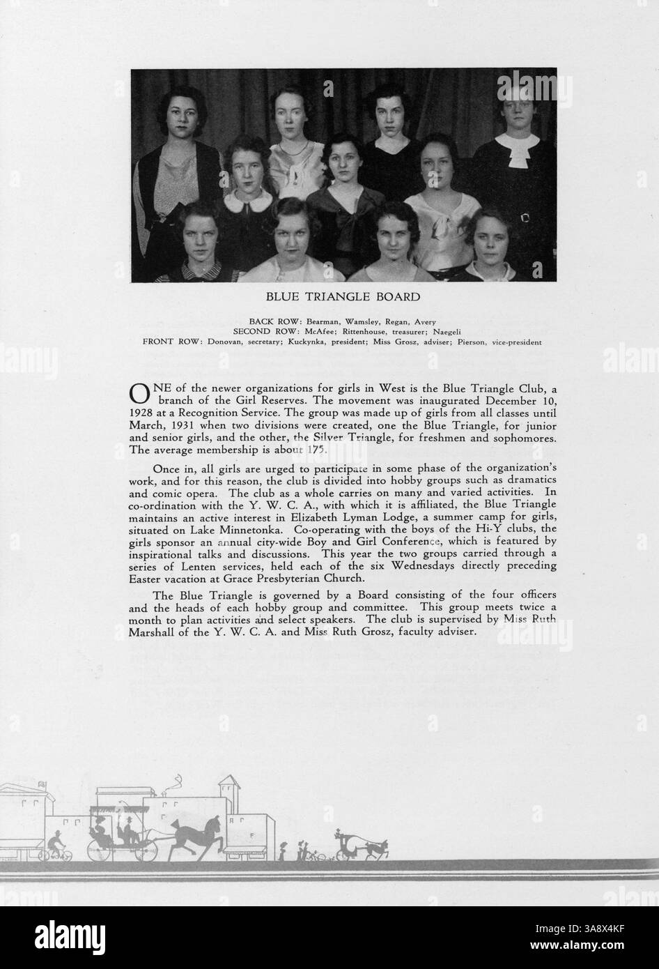 This high school yearbook from 1933 commemorates 25 years at West High ...