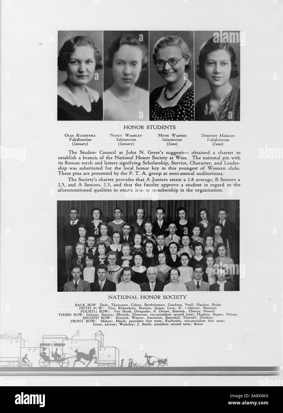 The 1933 West High Yearbook marks 25 years at the school, capturing ...