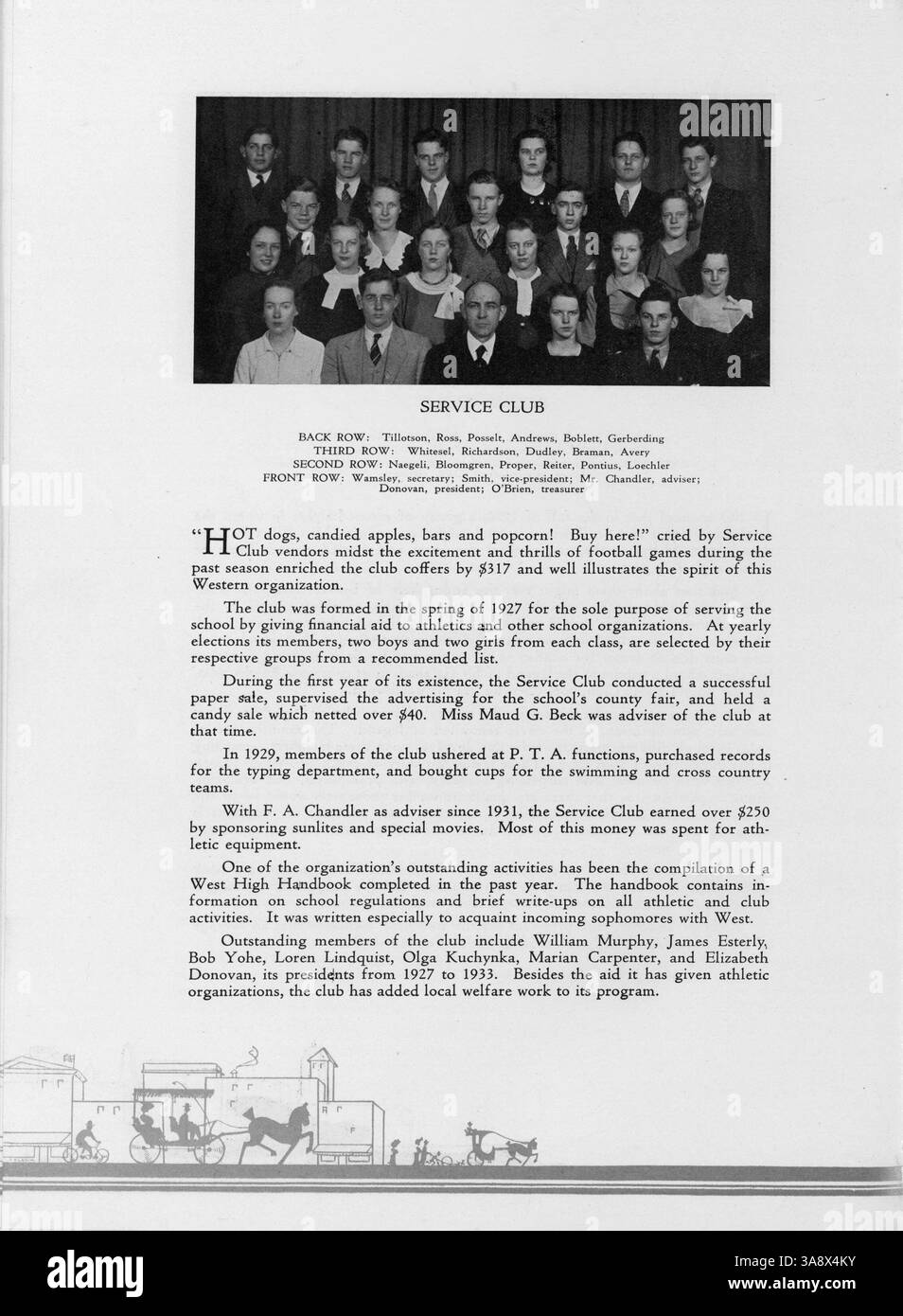 The 1933 West High yearbook celebrates the 25th anniversary of the ...