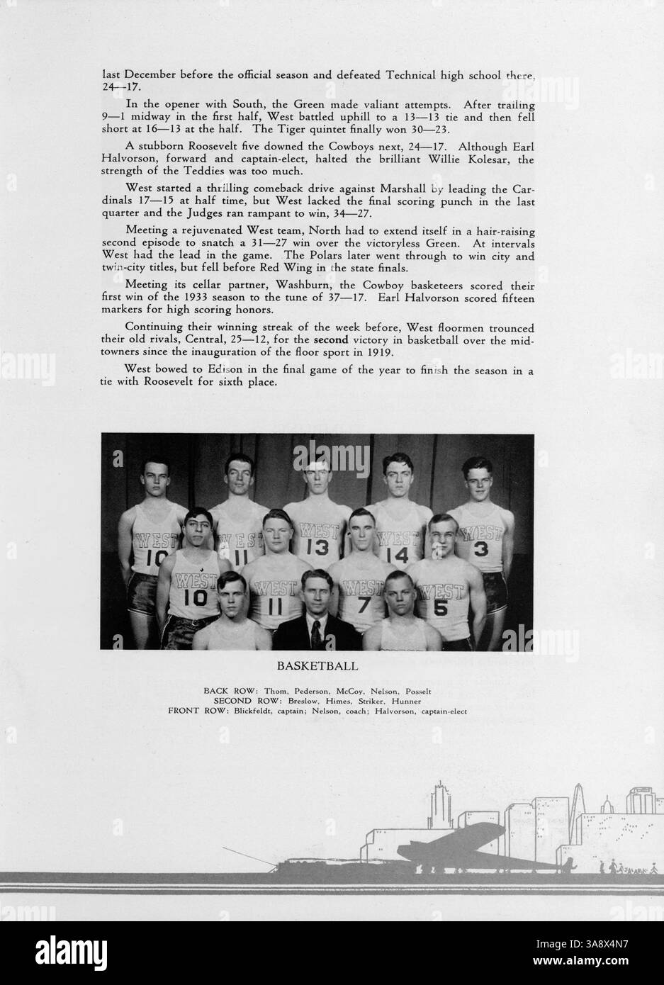 This 1933 West High Yearbook celebrates the school’s 25th anniversary ...