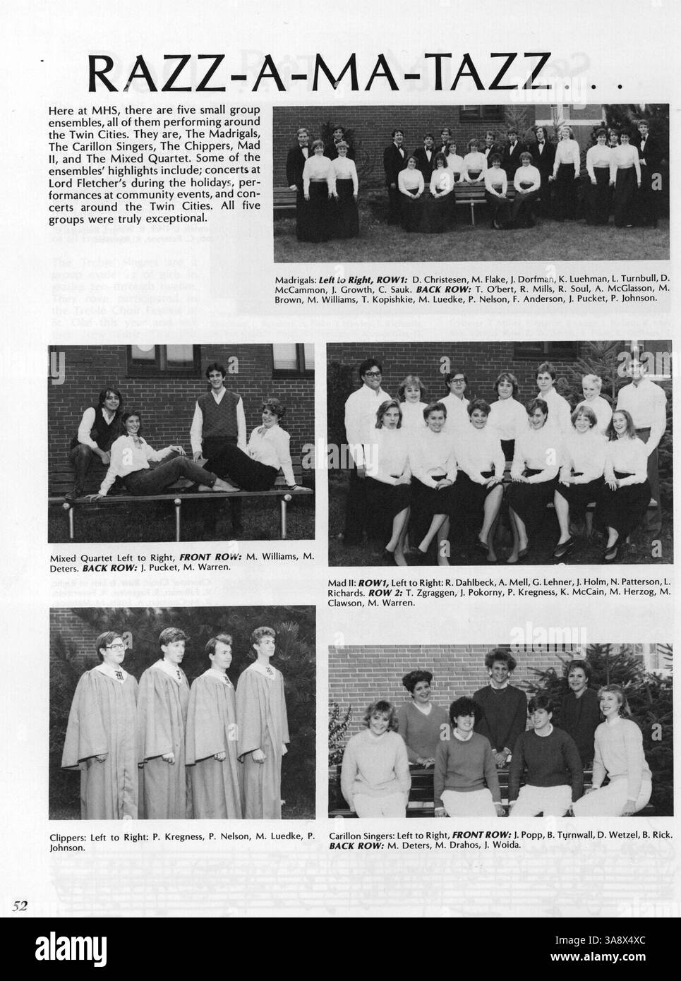 The '1986 Unmasked' Minnetonka High Yearbook covers the major events of ...