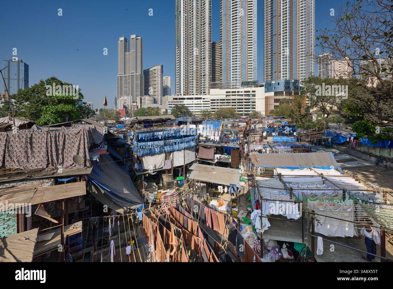 Dhobi Ghat is an open air laundry, Mahalaxmi Dhobi Ghat, Mumbai, Bombay ...