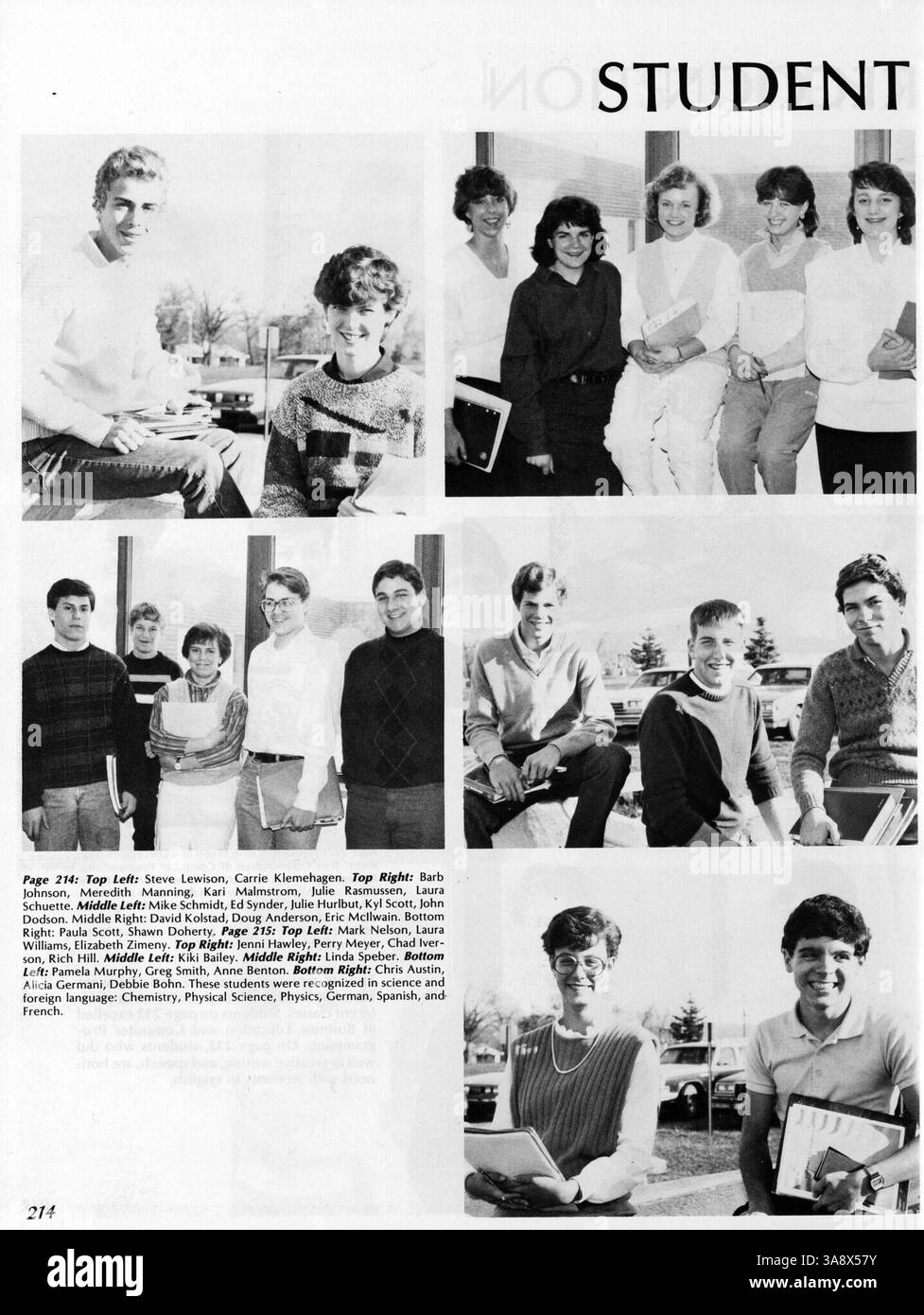 Yearbook from minnetonka high school chronicles the 1985 1986 school ...