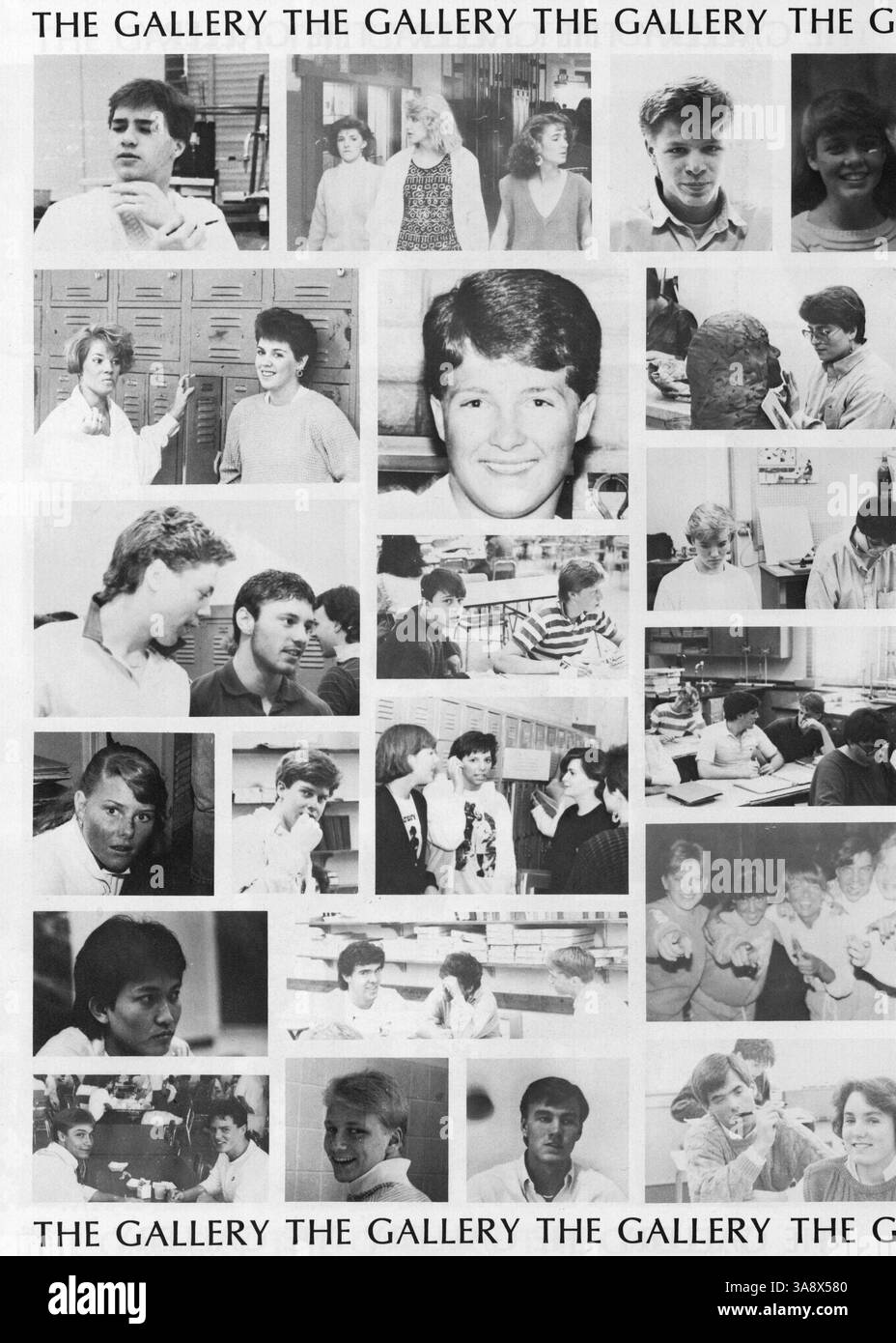 This high school yearbook from 1986 captures the academic year ...