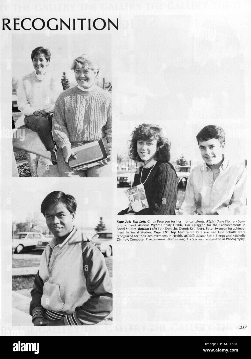 Yearbook highlights the 1985 1986 school year at minnetonka high hi-res ...