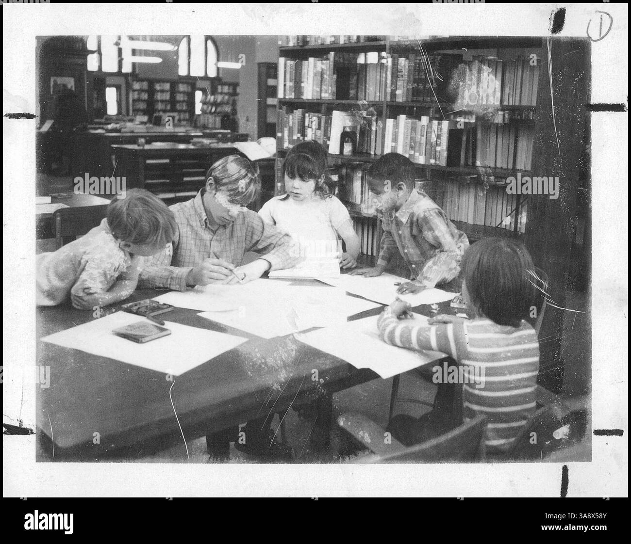 Ninth graders from phillips middle school tutor first graders at hi-res ...