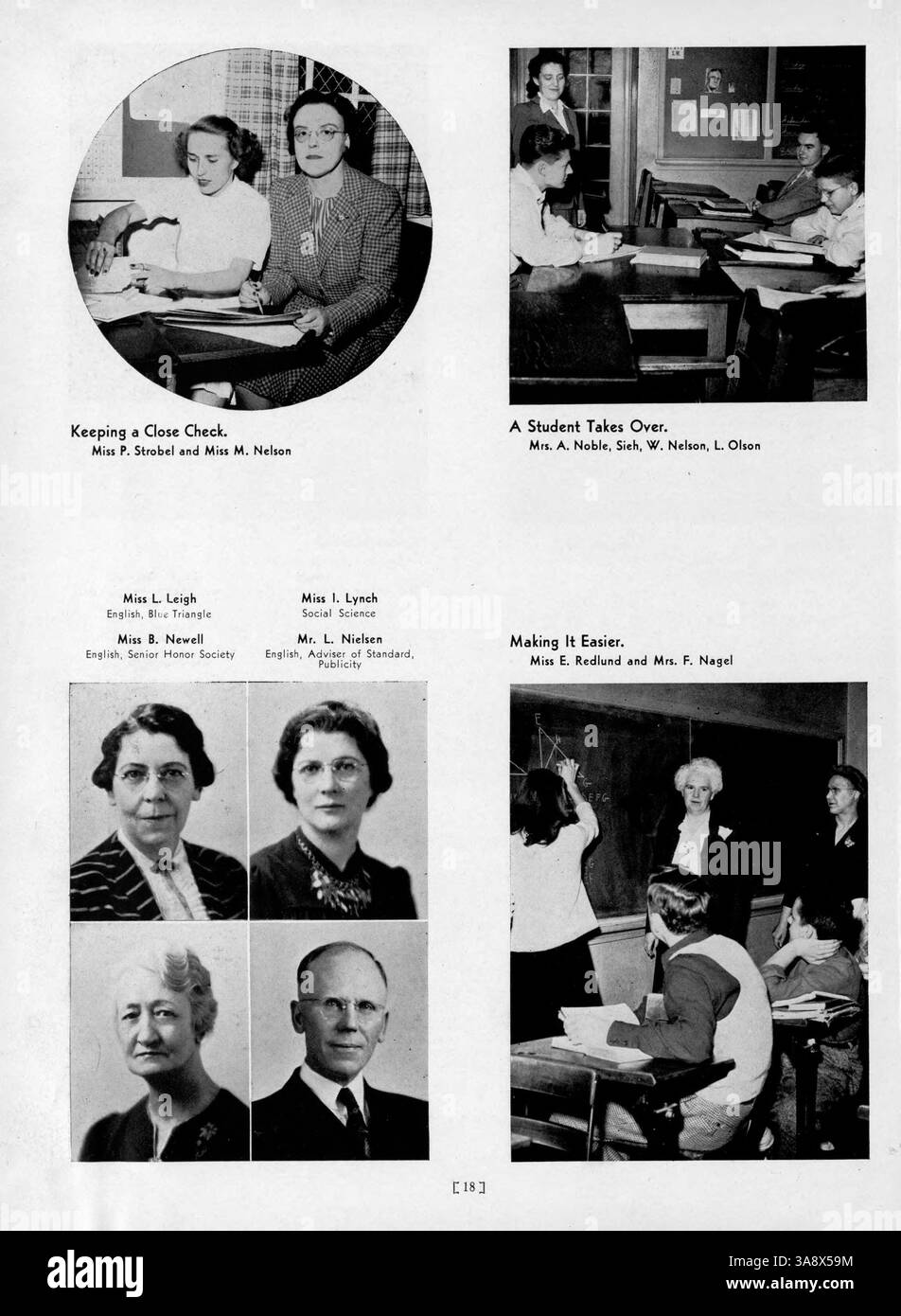 The 1945 Sagamore yearbook from Roosevelt High School documents the ...