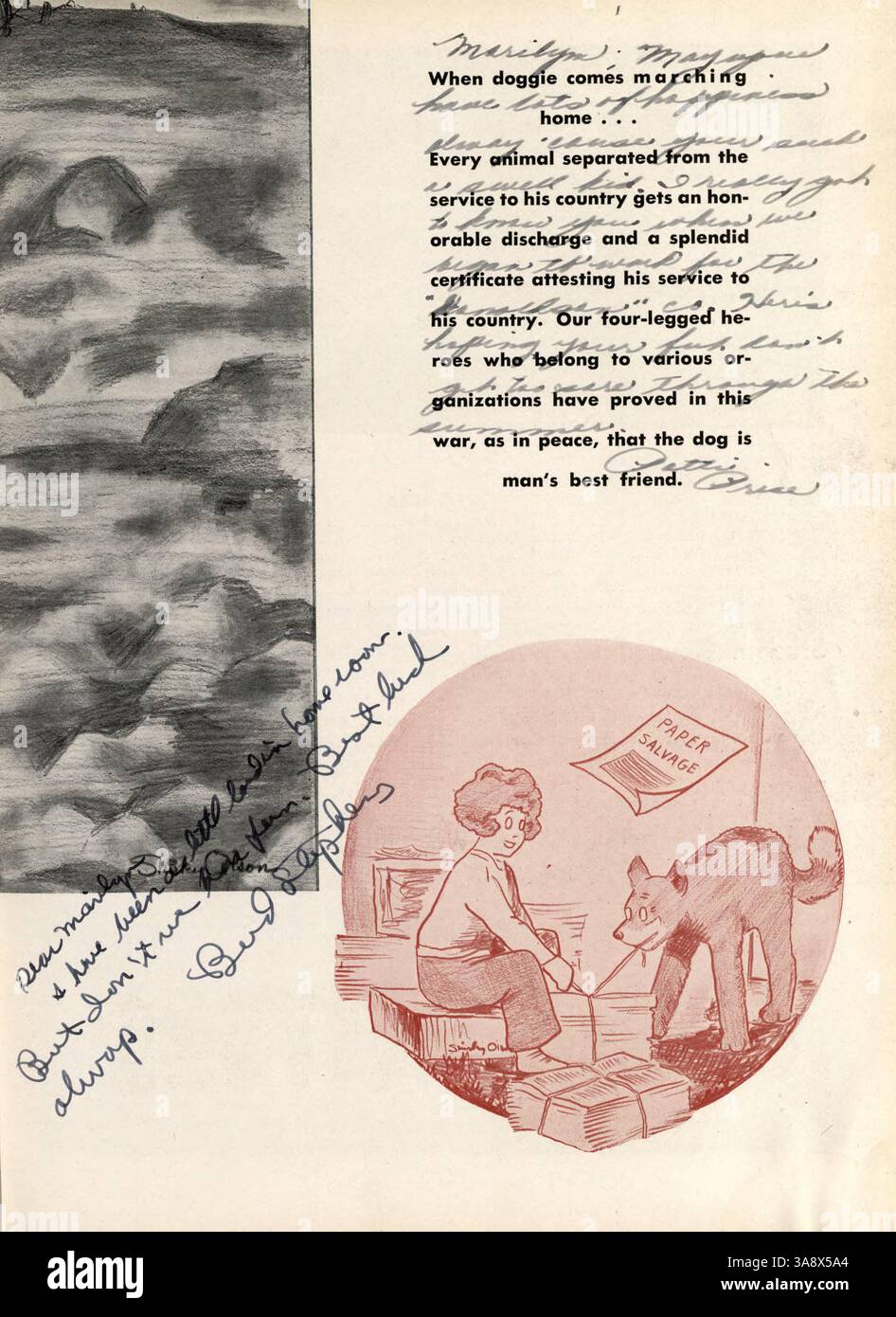 The 1945 Sagamore yearbook from Roosevelt High School captures the ...