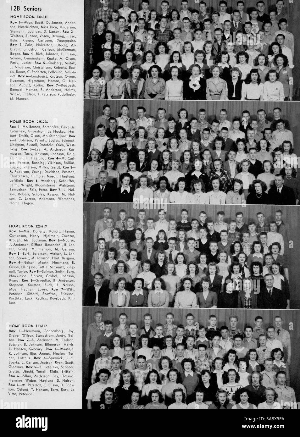 The 1945 Sagamore yearbook captures key moments from Roosevelt High ...
