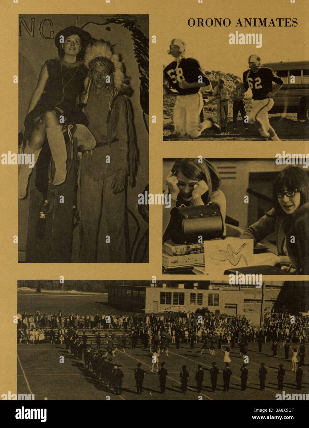 Orono high yearbook hi-res stock photography and images - Alamy