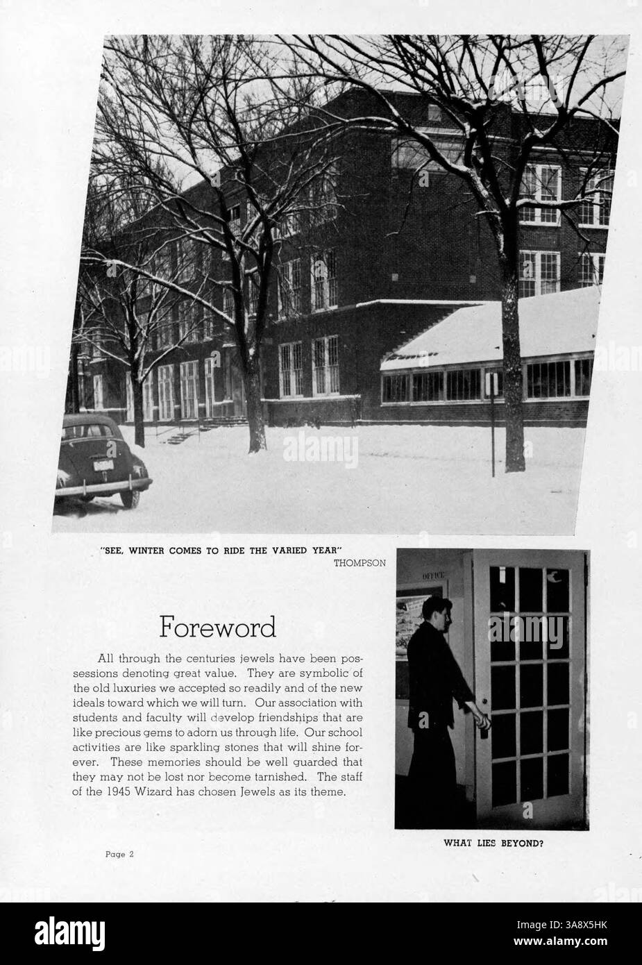 'Wizard' 1945, Edison High School’s yearbook, documents the diverse ...