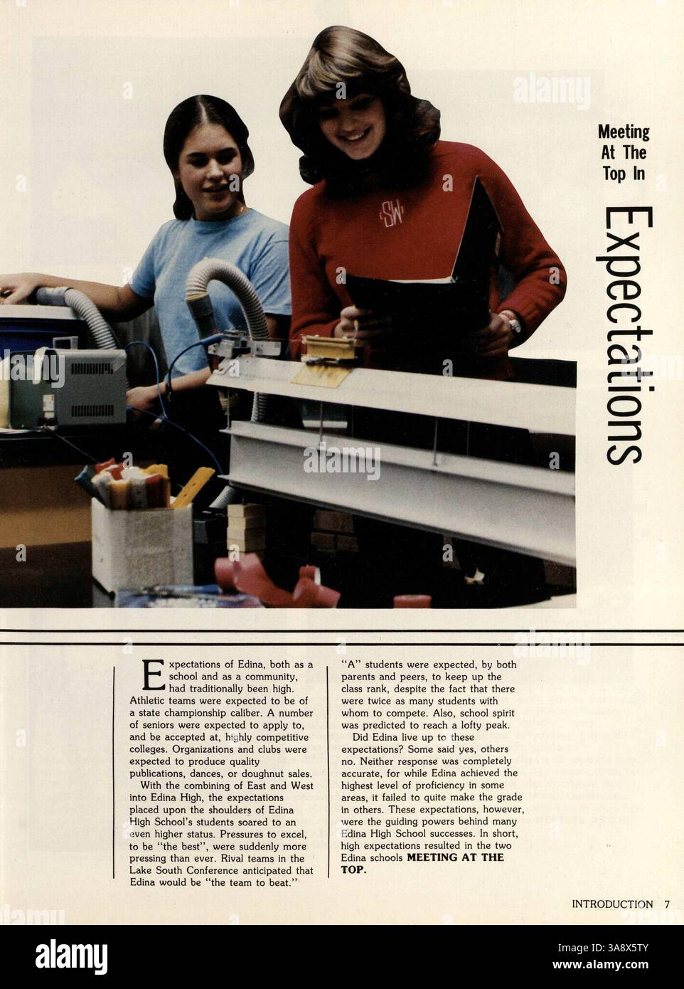 The 1982 Edina High School yearbook, Windigo: Meeting at the Top ...