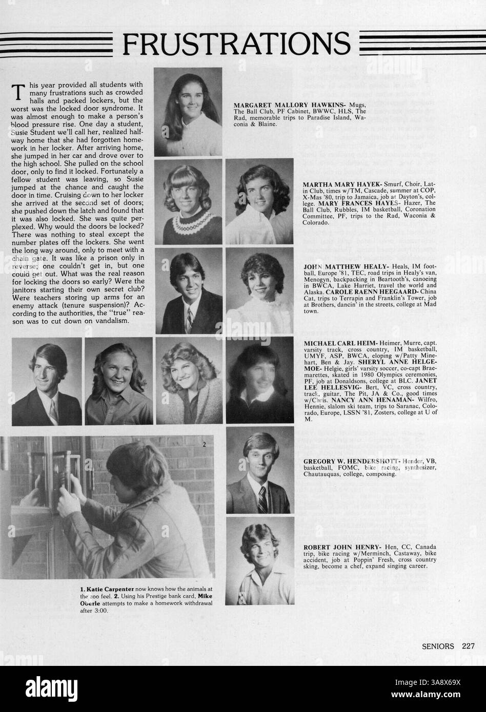 This 1982 Windigo yearbook documents the academic and extracurricular ...