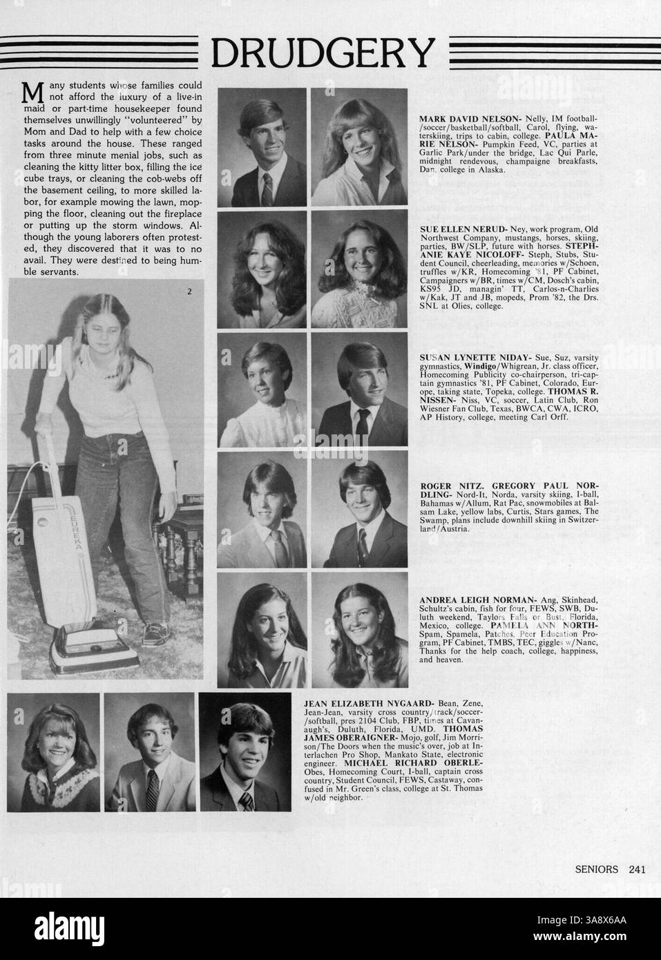 The 1982 windigo yearbook from edina high captures the significa hi-res ...