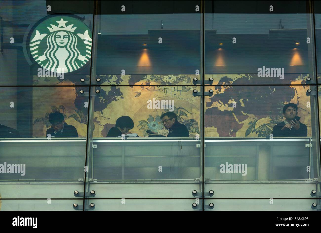 Map looking inside indoor indoors interior sign logo company hi-res stock photography and images ...