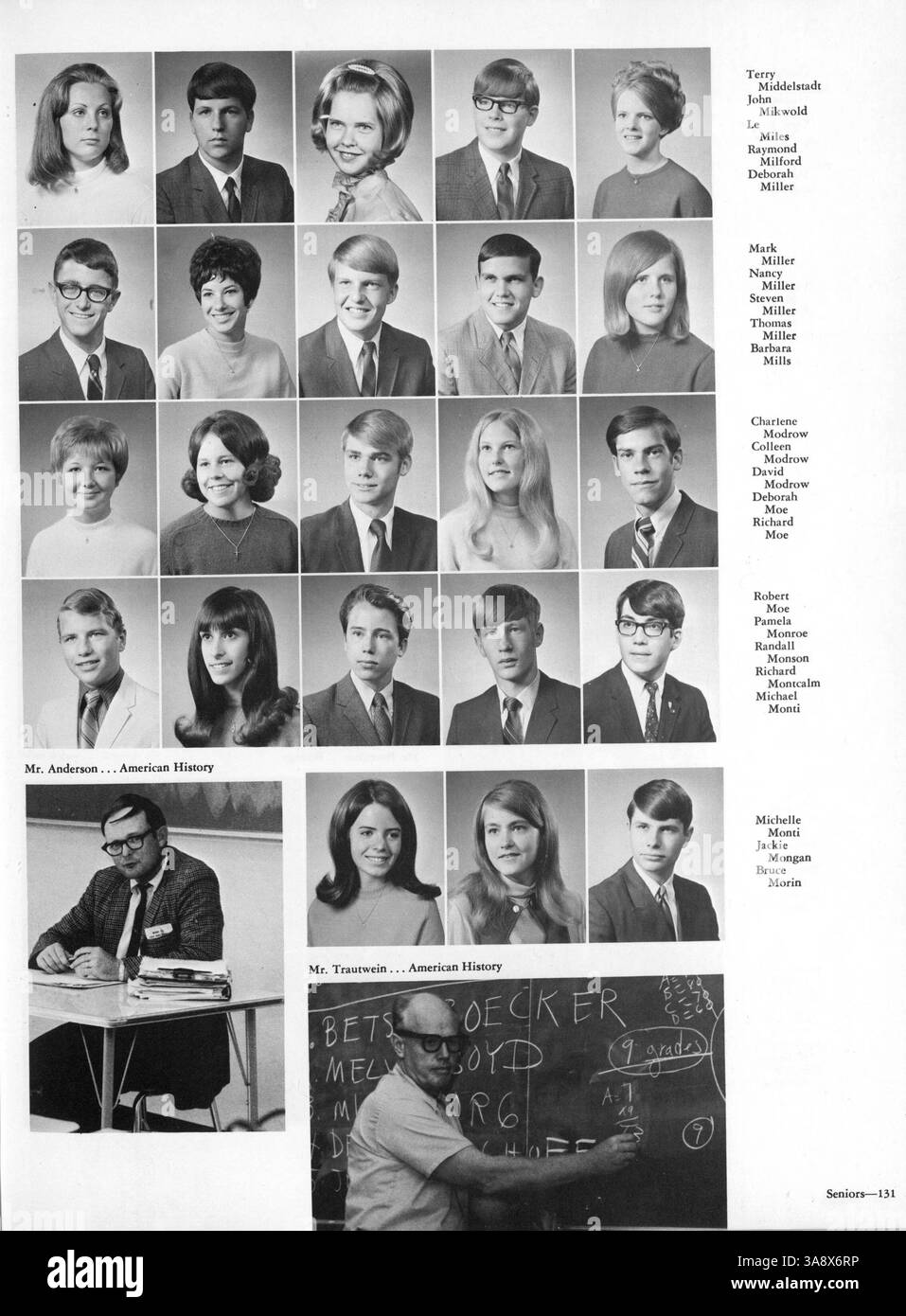 This high school yearbook captures student memories, faculty, athletics ...