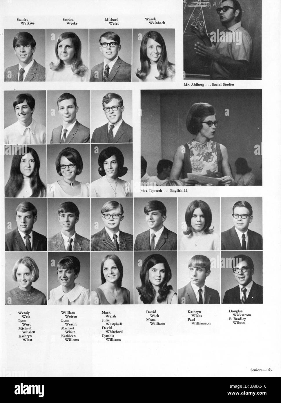 The 1970 edition of the Cooper High School yearbook highlights student ...