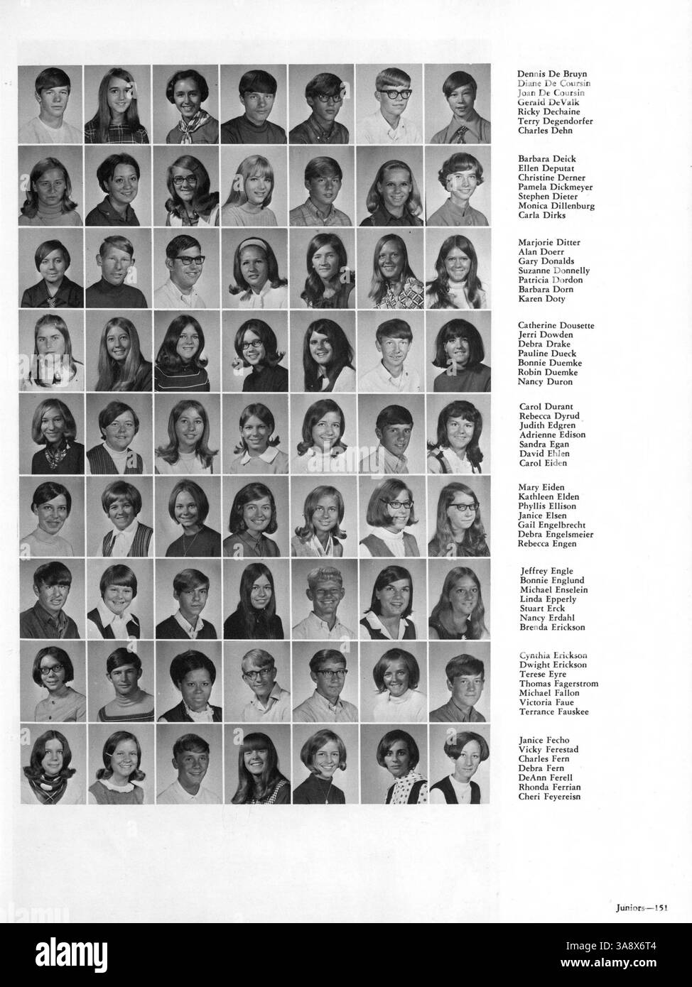 The 1970 edition of the Cooper High School yearbook captures the ...